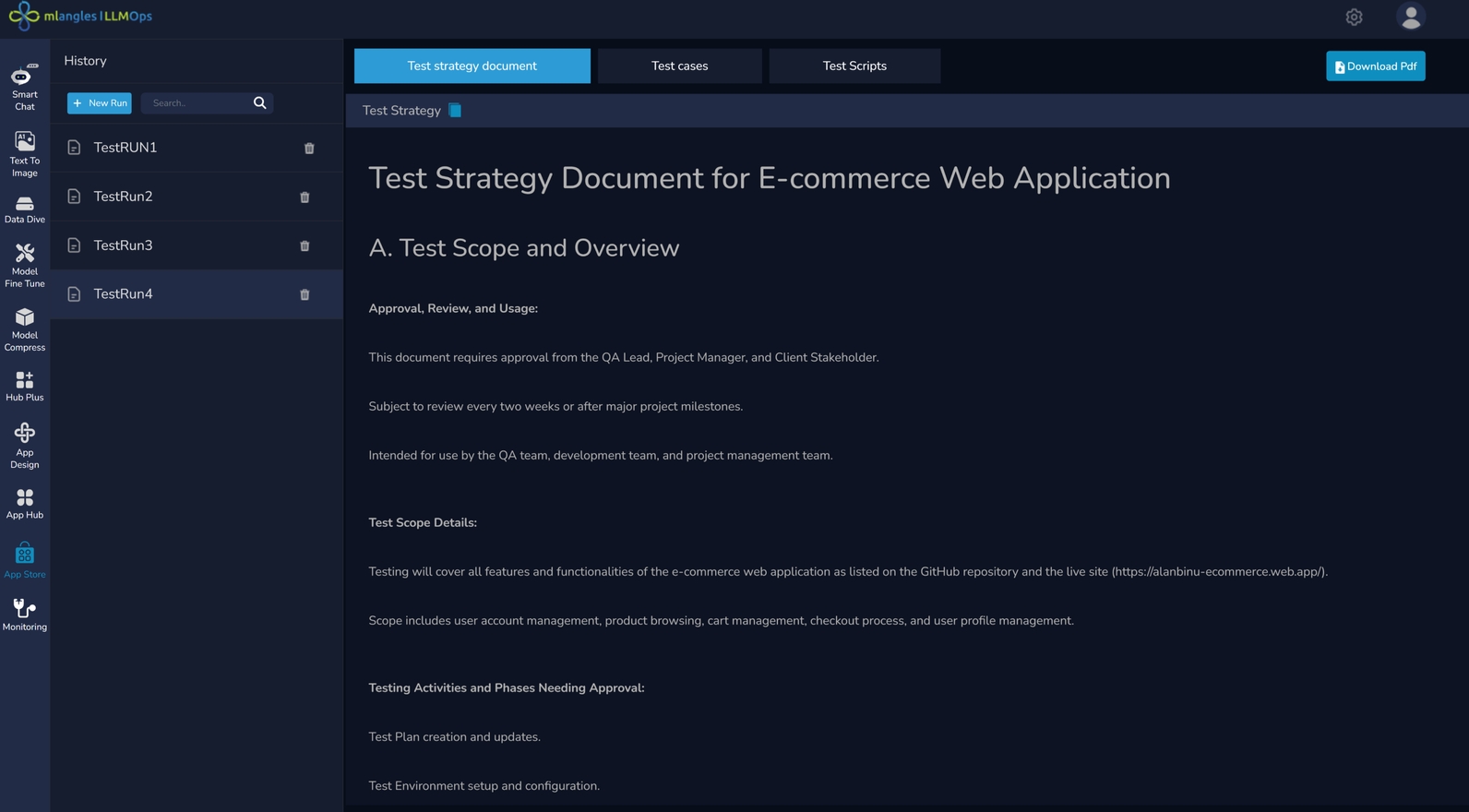 GenAI Appstore | mlangles
